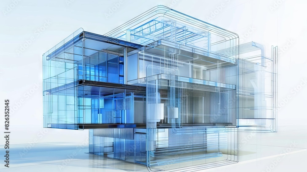 aerodynamic wind tunnel demonstrating airflow science in building ...