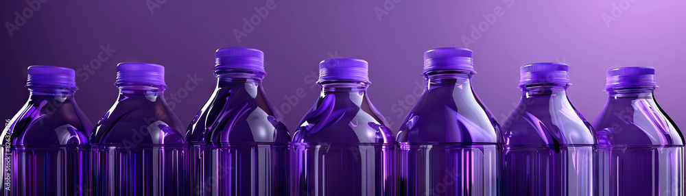 Royal Purple Plastic Bottles: Occasionally used for some cosmetic and ...