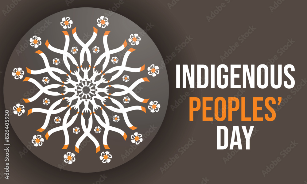 Indigenous Peoples Day. background, banner, card, poster, template ...