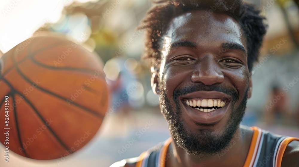 Young black basketball player preparing for sports training. , 4k HD ...