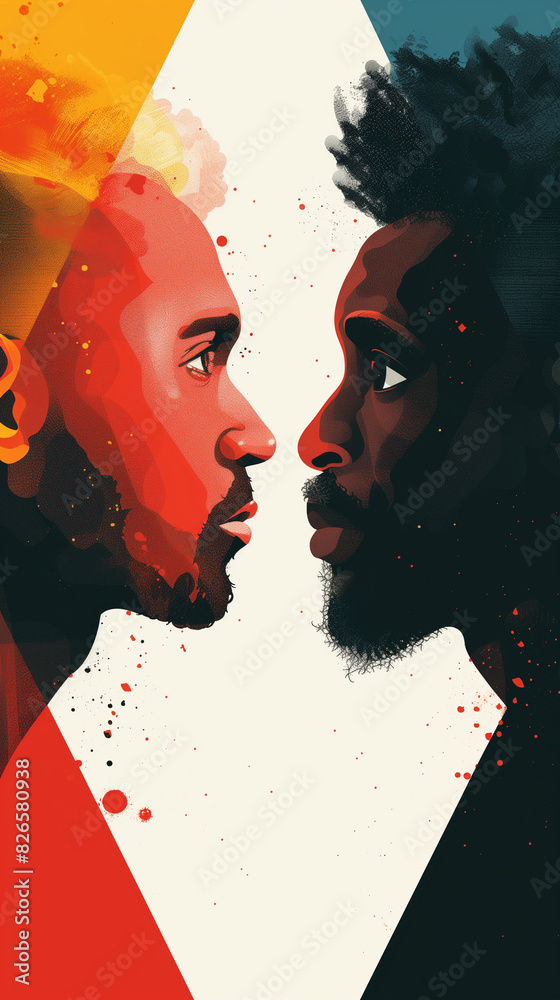 A modern illustration depicting the concept of acceptance and tolerance ...