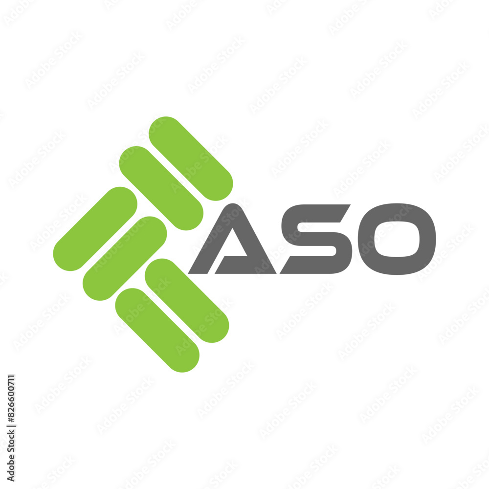 ASO letter logo vector design, ASO simple and modern logo. ASO ...