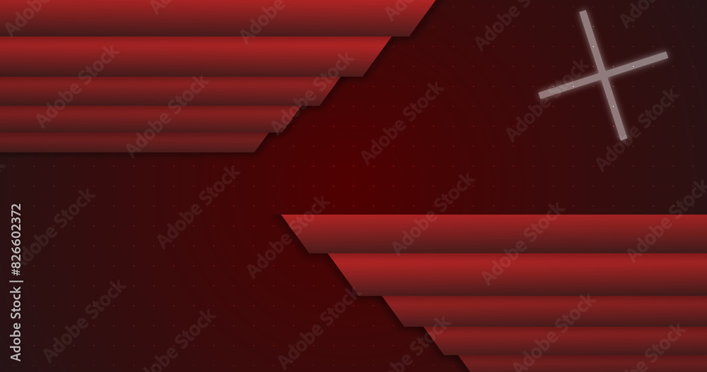 Simple lines animating in and out with cross sign corporate ... Simple lines animating in and out with cross sign corporate ...