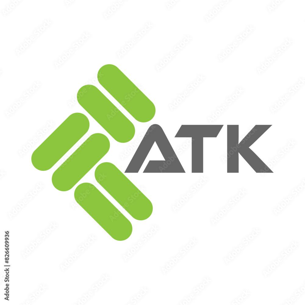 ATK letter logo vector design, ATK simple and modern logo. ATK ...