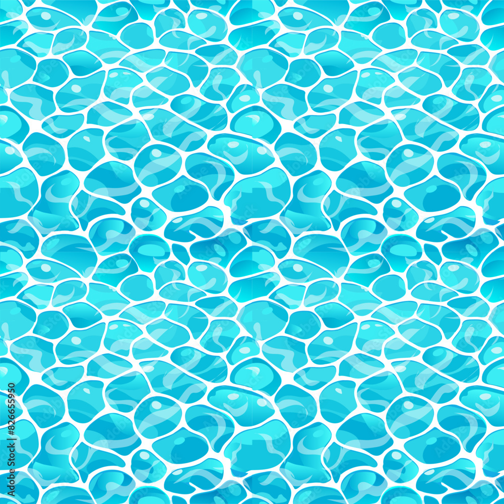 Blue water pool. Pool water waves texture, perfectly clean clear water ...