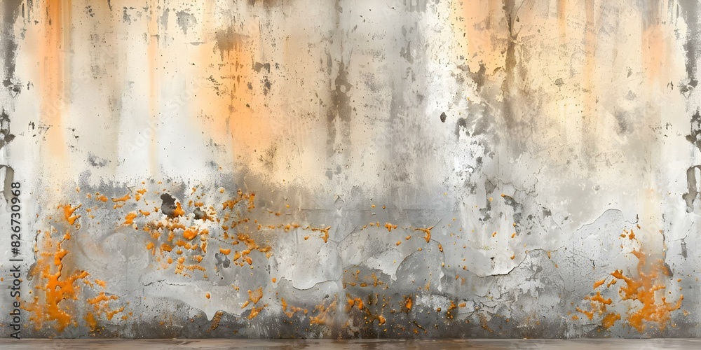 Image of moldy wall before and after cleaning with condensation forming ...
