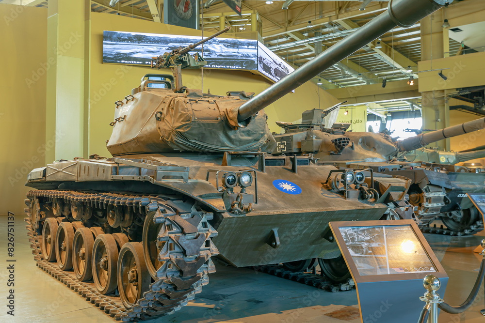 Royal Tank Museum, Amman, Jordan - May 4, 2024: Vintage M41 Walker ...