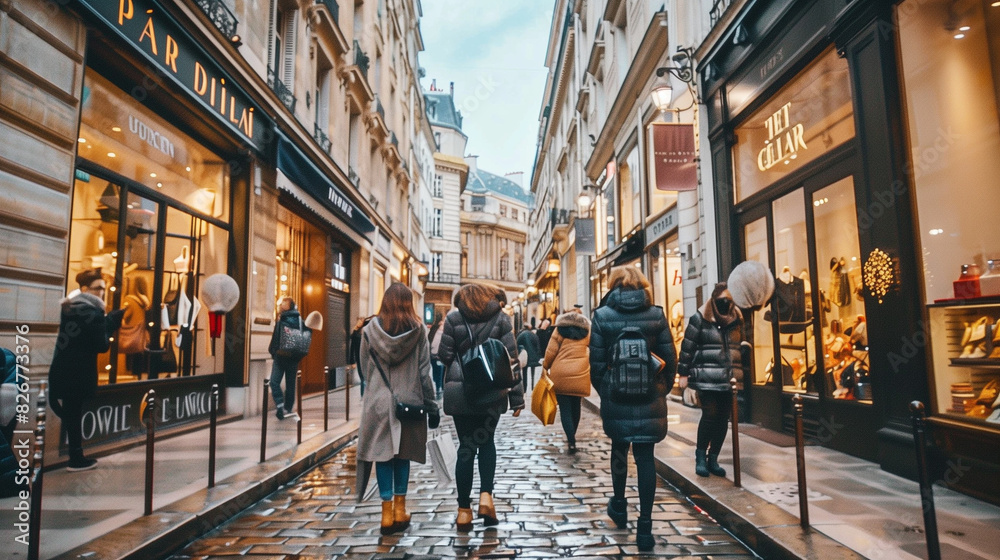 Ultimate Guide to Shopping in Paris: Tips and Recommendations Stock ...