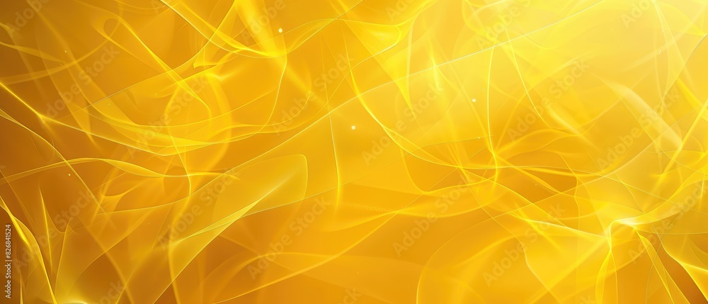 abstract yellow gold background with layers of transparent shapes in ...