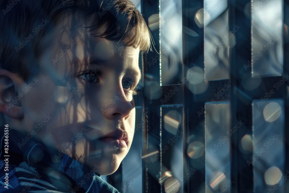 Orphanage child, a tender portrait of resilience and hope, the journey ...