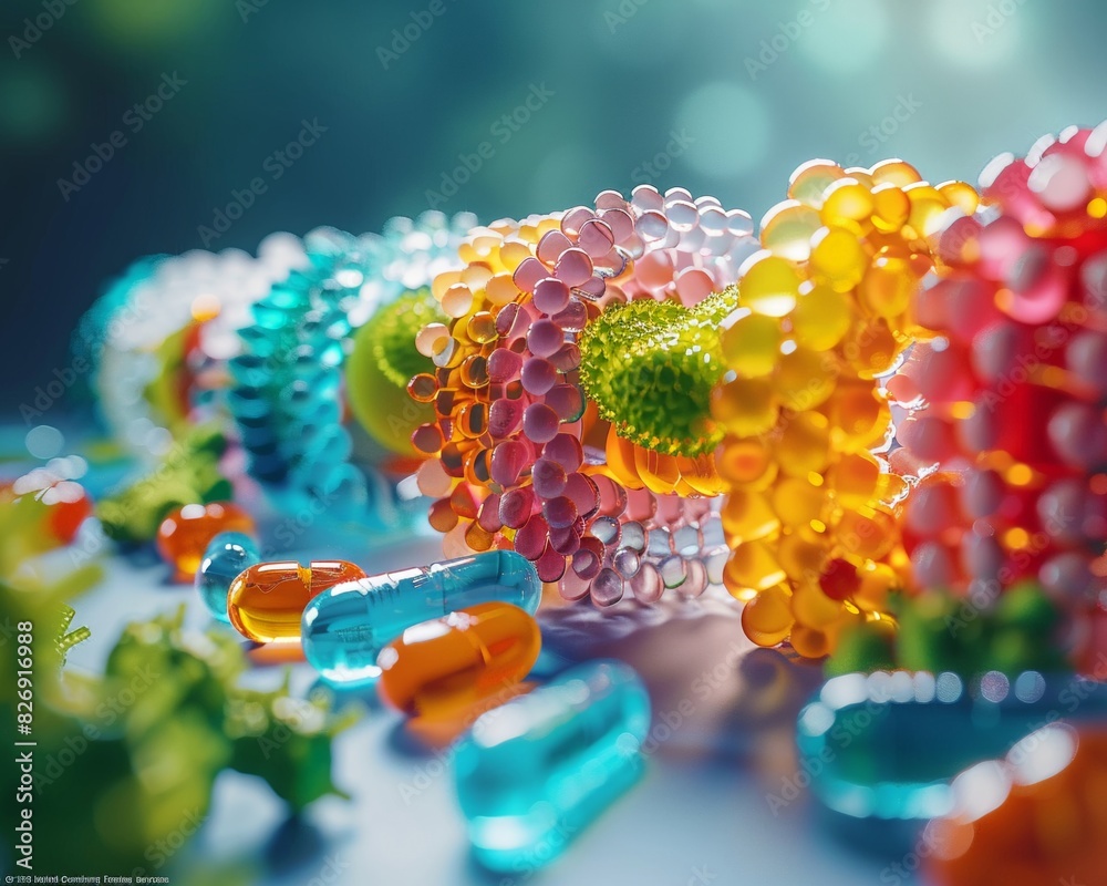 Visualize the absorption process of watersoluble vitamins B complex and ...