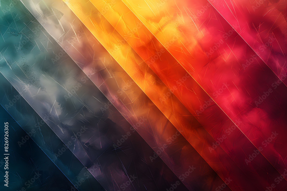 Colorful background with abstract colored lines and patterns. The color ...