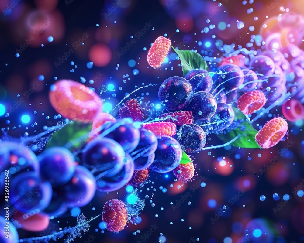 Visualize the absorption process of watersoluble vitamins B complex and ...