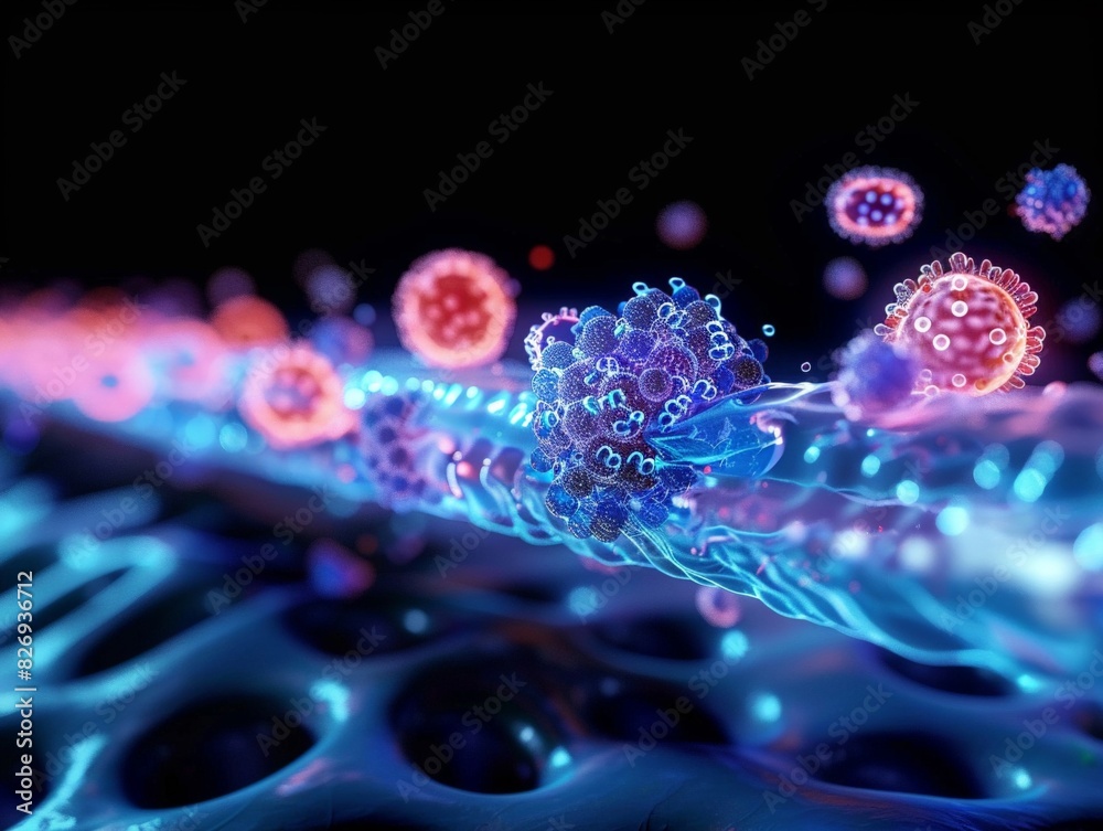 Visualize the absorption process of watersoluble vitamins B complex and ...