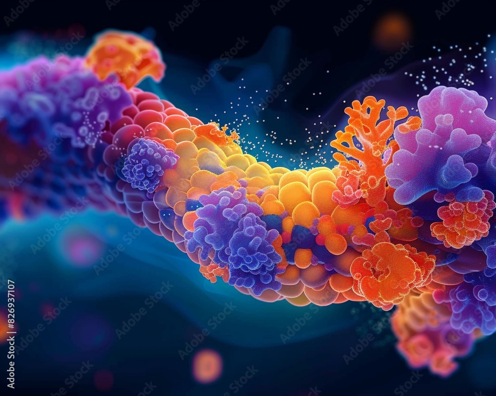 Visualize the absorption process of watersoluble vitamins B complex and ...