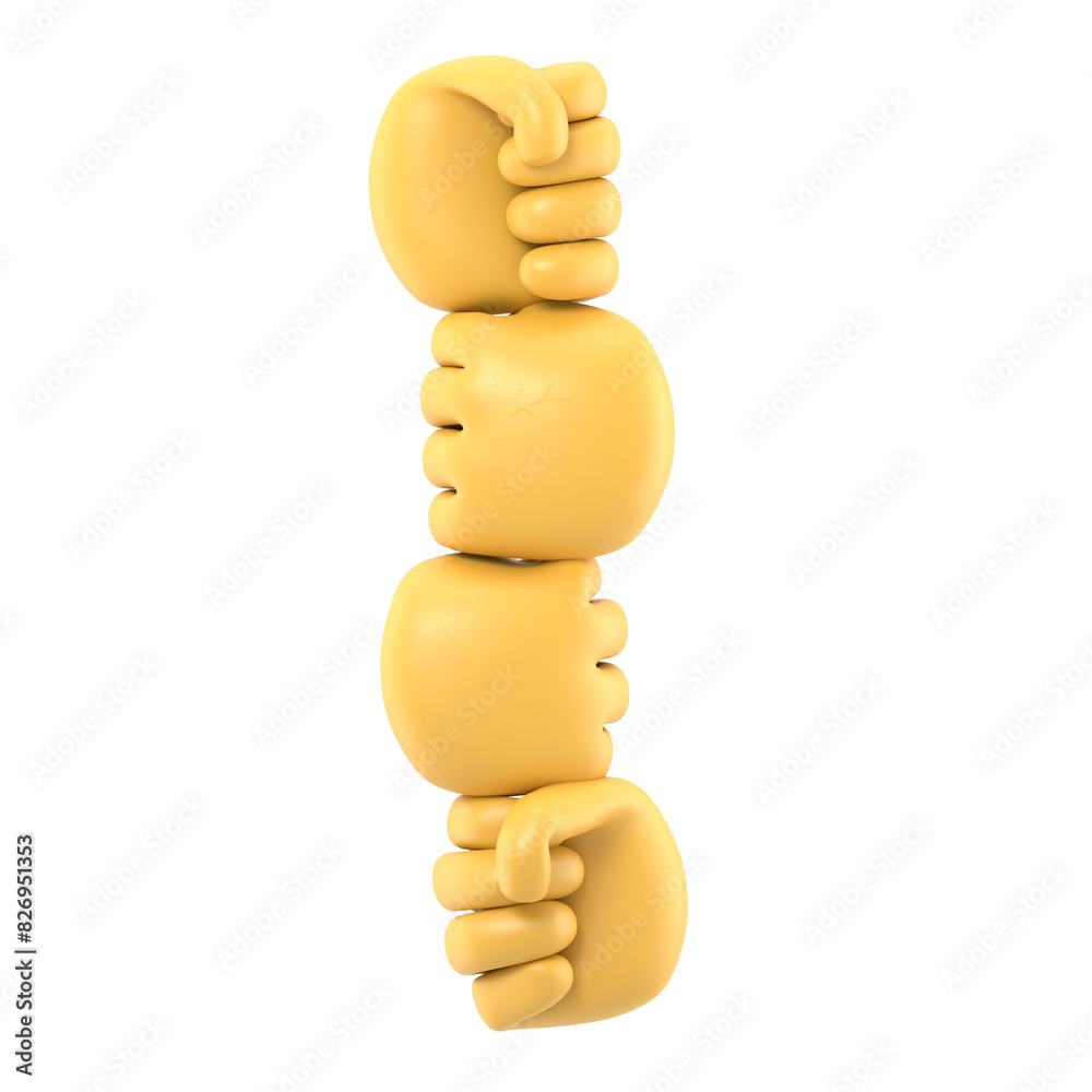 Transparent Backgrounds Mock-up.Three human join hands together ...