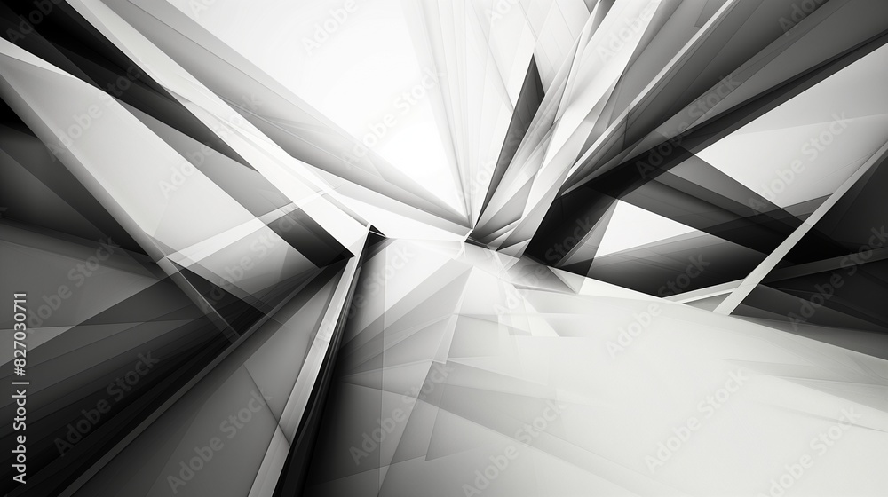 : Minimalist abstract convergence background with crisp lines and sharp ...