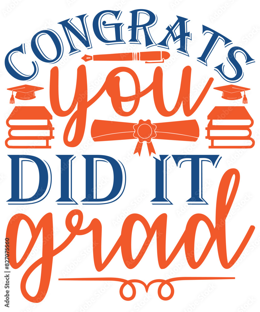 Congrats You Did It Grad SVG, Senior 2024, Graduation Svg Bundle, Proud ...