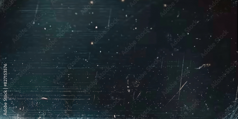 dark background with dust and scratches on the screen. Dust scratches ...