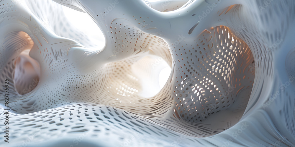 3d abstract web banner background render wallpaper A singular spherical ...