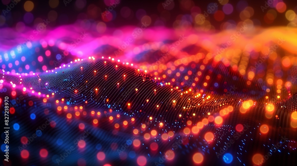 A futuristic 3D model of a global database network, showcasing ...