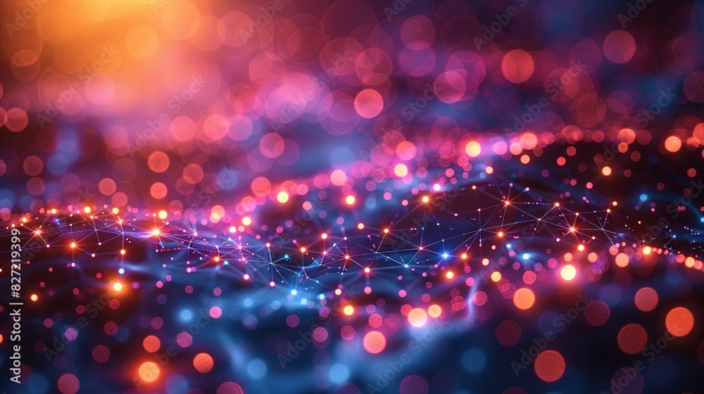 A detailed representation of a global database, featuring ...