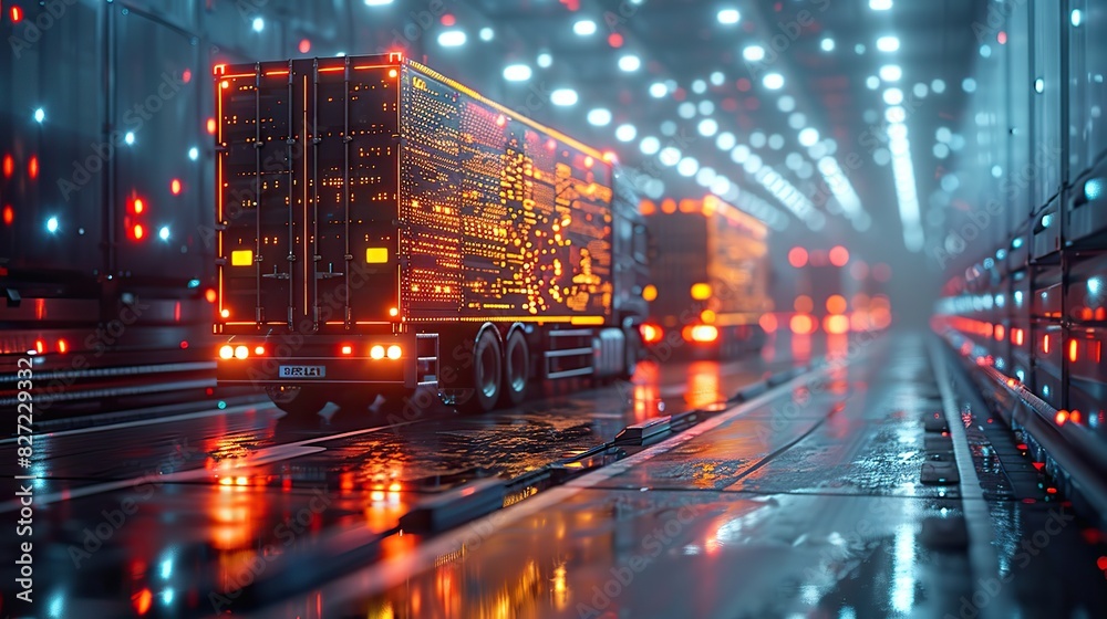 global logistics network distribution and transportation smart ...