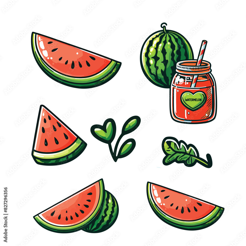 Watermelon Clipart With Summer Typography, Summer Typography Design ...