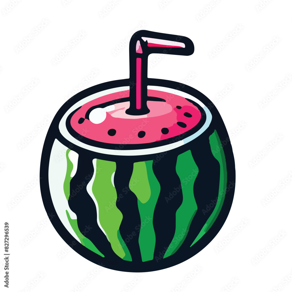 Vetor de Watermelon Clipart With Summer Typography, Summer Typography ...