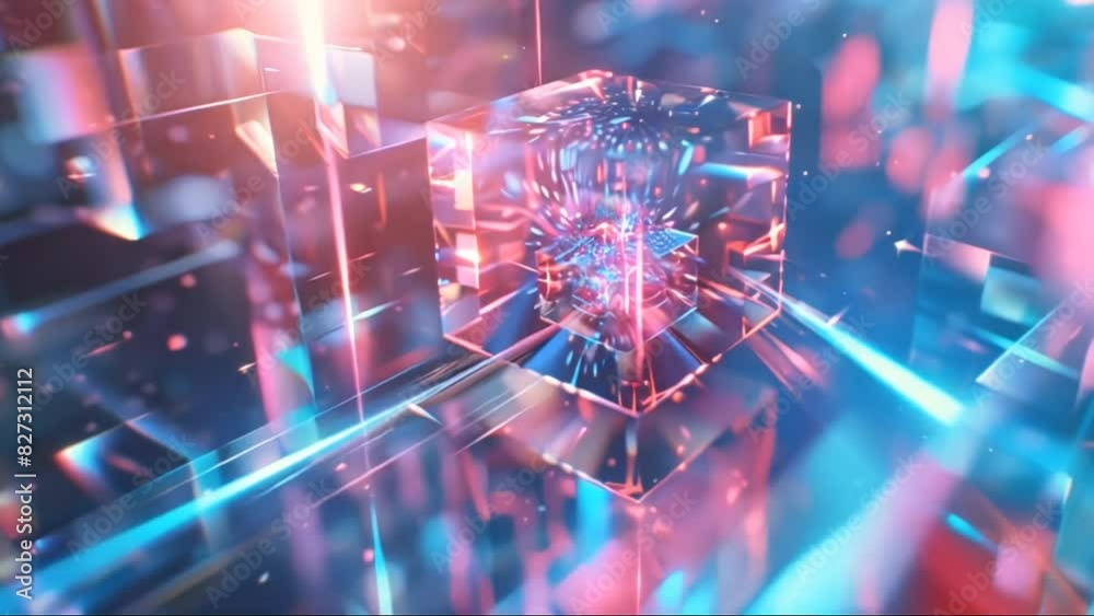 optics background with lots spots Stock Video | Adobe Stock