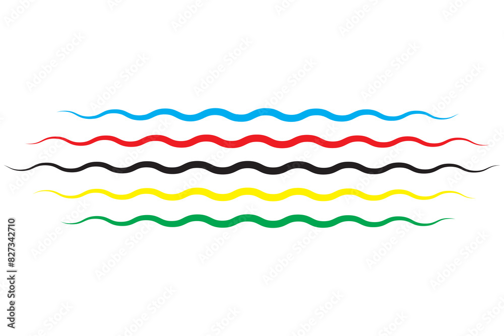 Abstract multicolored lines background. Abstract colorful wave ...