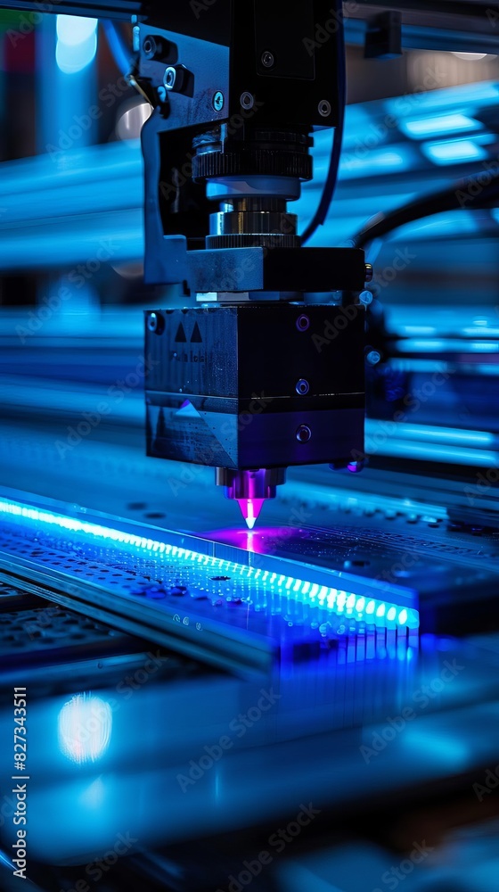 simple straight line being cnc deep cut on a large white mdf mat panel ...