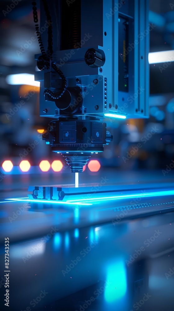 simple straight line being cnc deep cut on a large white mdf mat panel ...