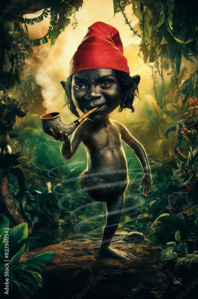 Brazilian folklore Saci Perere the Brazilian jungle-dwelling folkloric ...