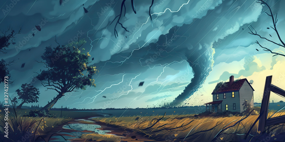 Tornado tips for dealing with tornadoes, including seeking shelter in a ...