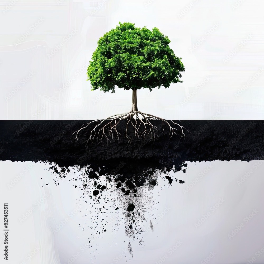 Inverted Life: Topiary Tree of Life Growing Upside Down into ...