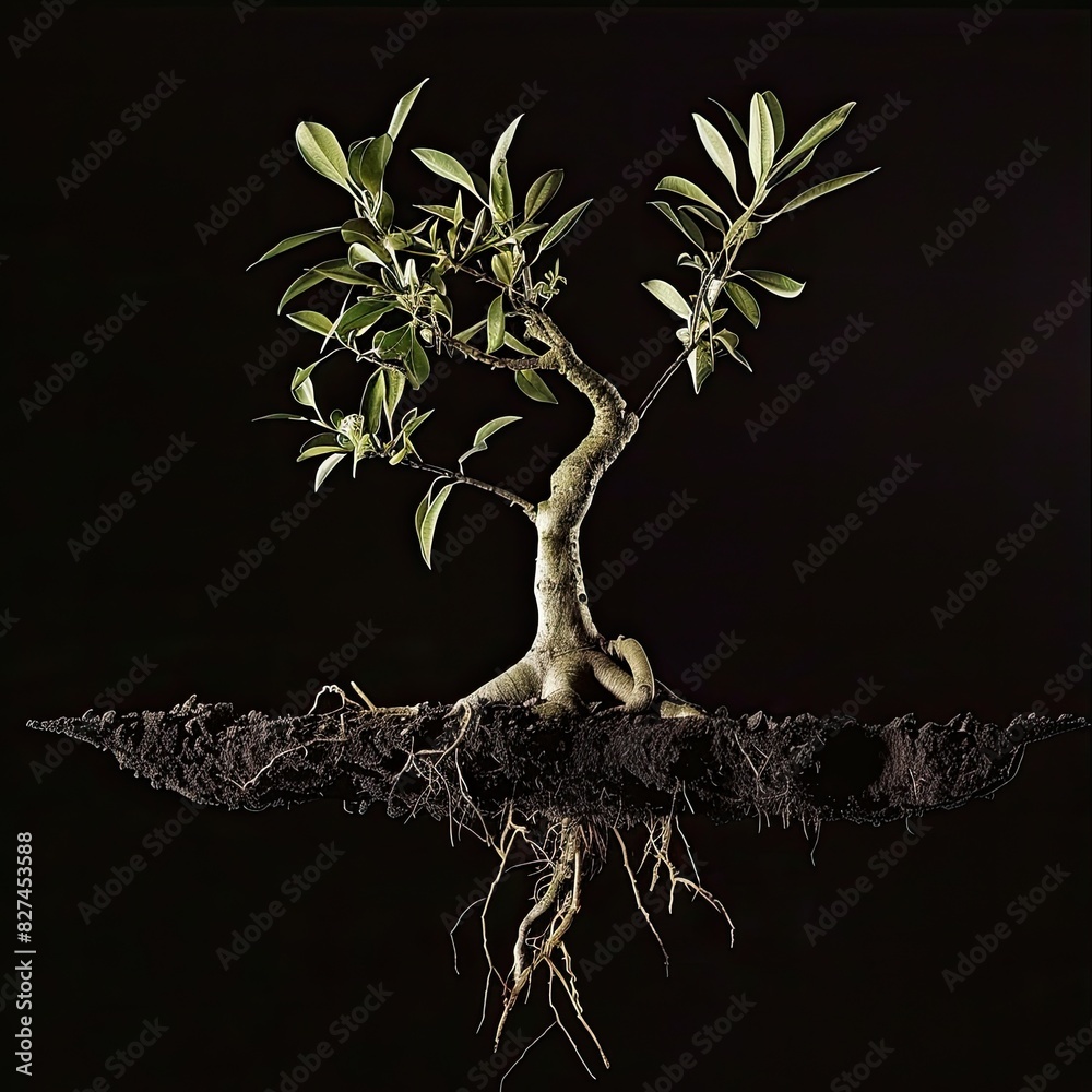 Inverted Life: Topiary Tree of Life Growing Upside Down into ...