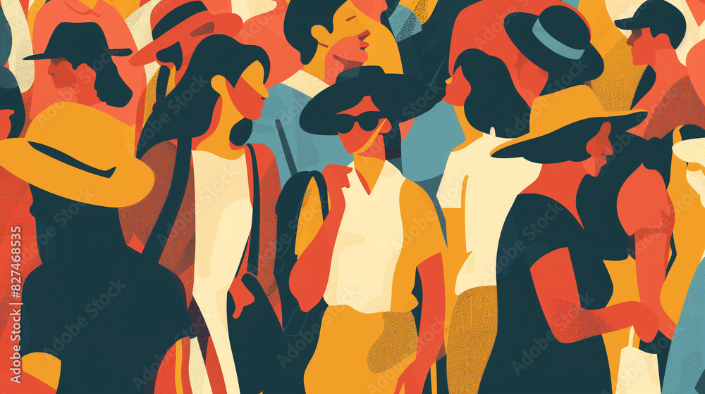 Travel stress, crowded, peak season, summer, too many people, travel ...