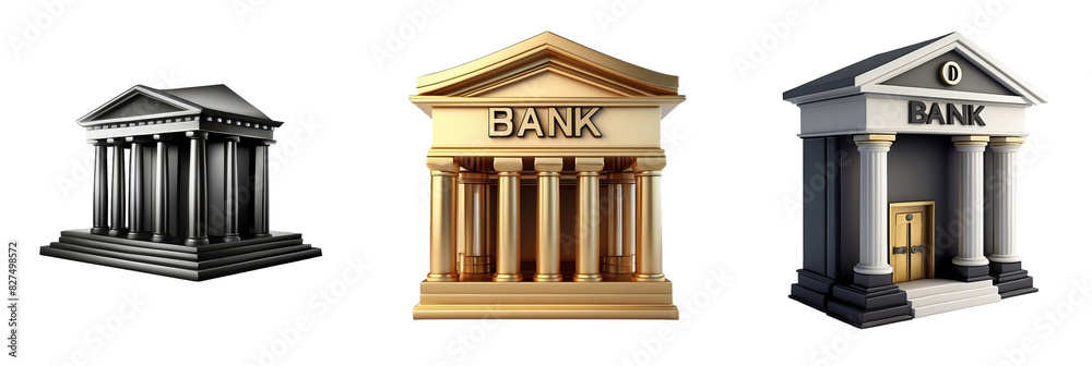 bank isolated on transparent background Stock Photo | Adobe Stock