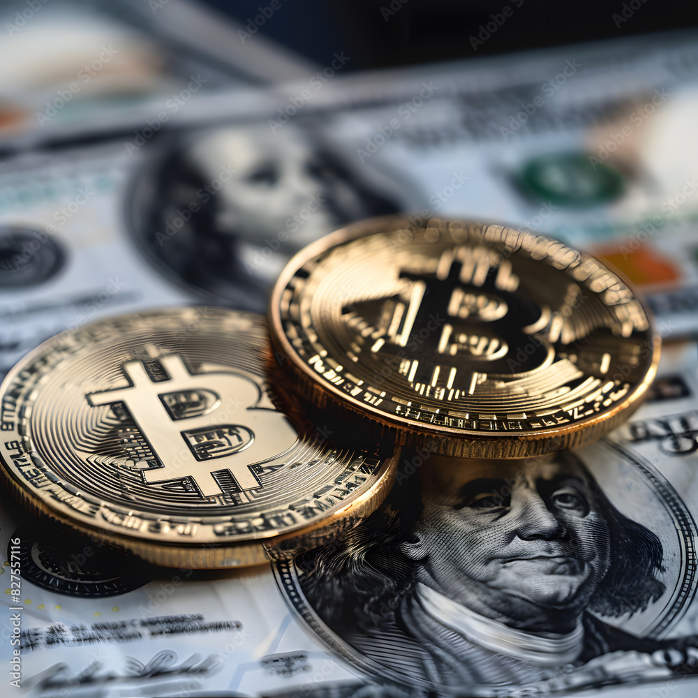 A photograph of two black gold coins with the letter B on them is ...