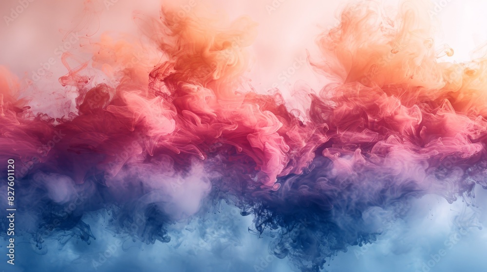 Red and blue line drawing with paint splashes The paintings are ...