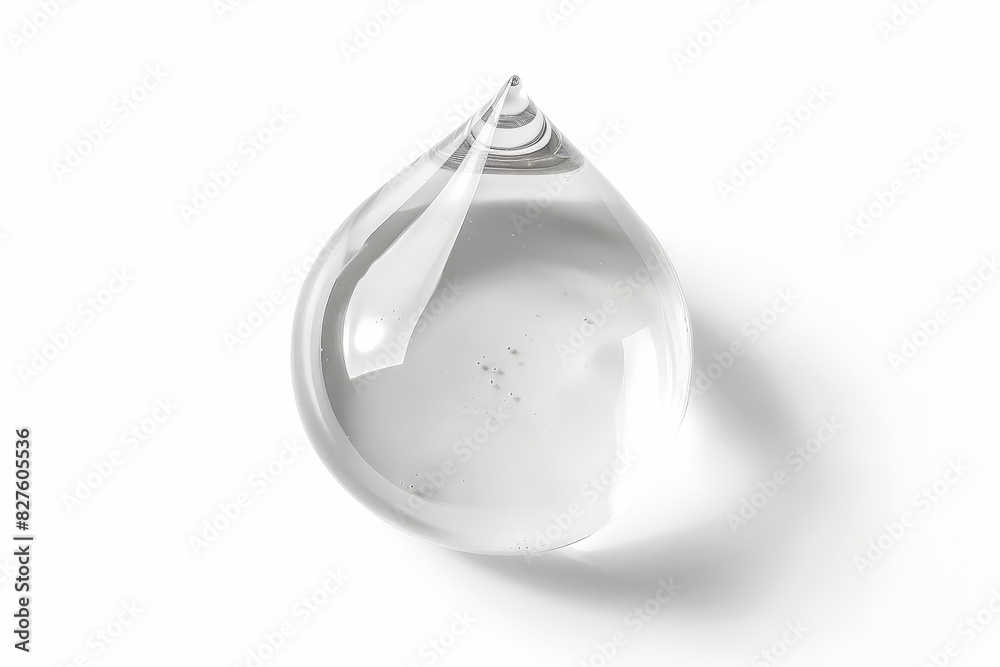 transparent adhesive glue drop isolated on white background product ...