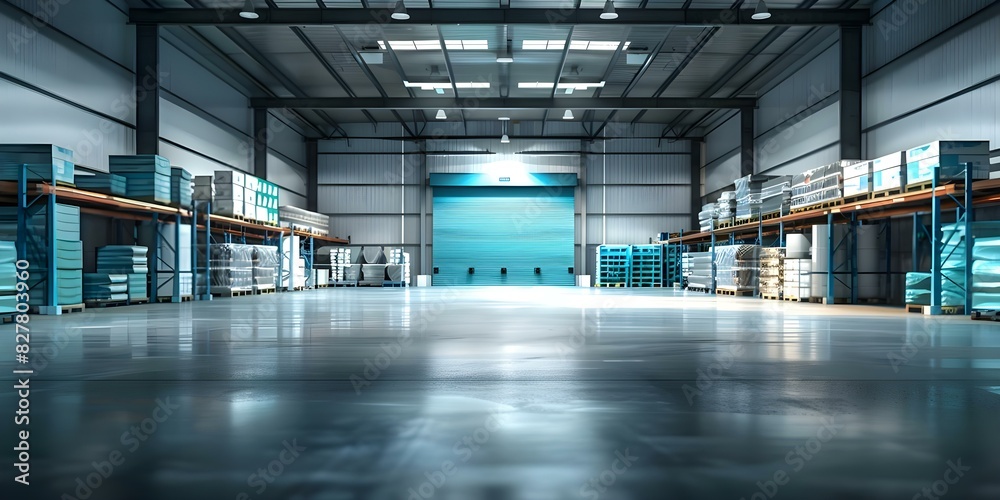 Optimized logistics and inventory management showcased in D warehouse ...