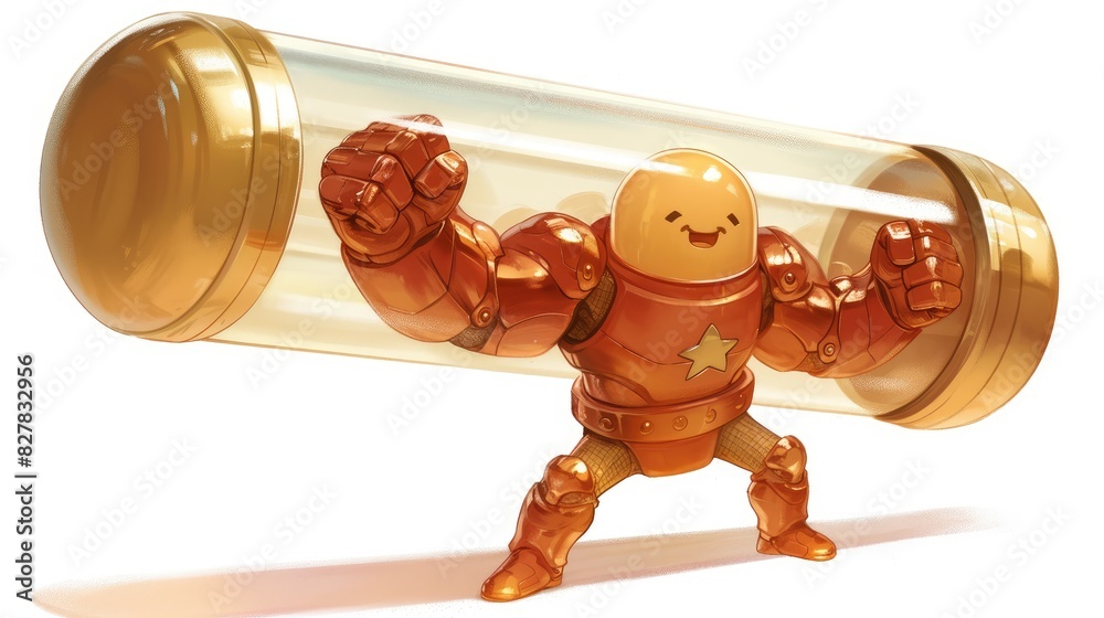 Meet Cu Man the whimsical superhero made of cartoon copper here to ...