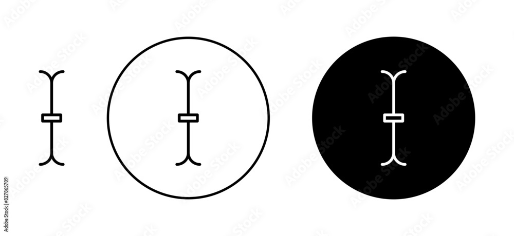 Cursor Text Icon Set Mouse Type Cursor Vector Icon Test Edit Or Insert Pointer Sign Write