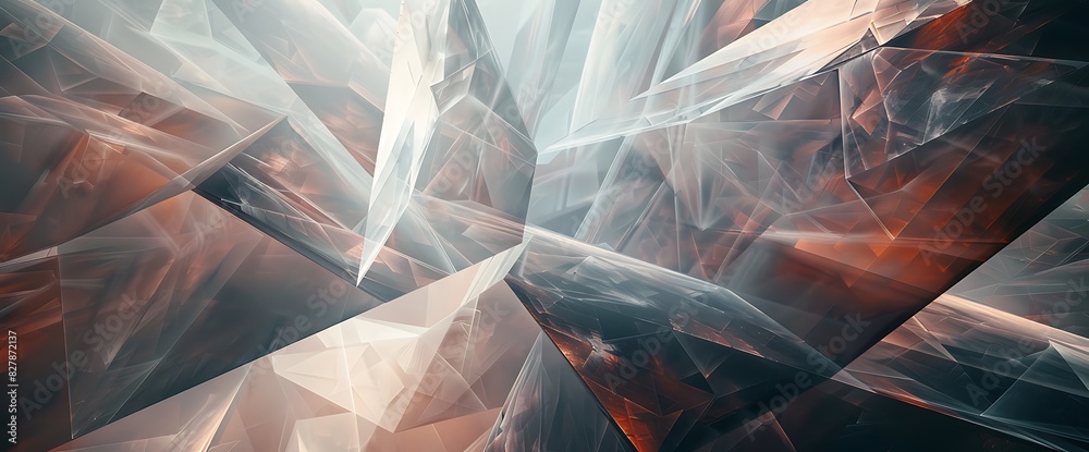 Geometric forms converge and diverge in a hypnotic display of symmetry ...