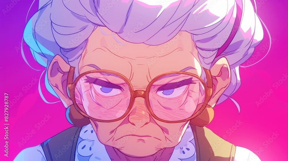 The elderly woman who also doubles as a grandmother expressed her ...