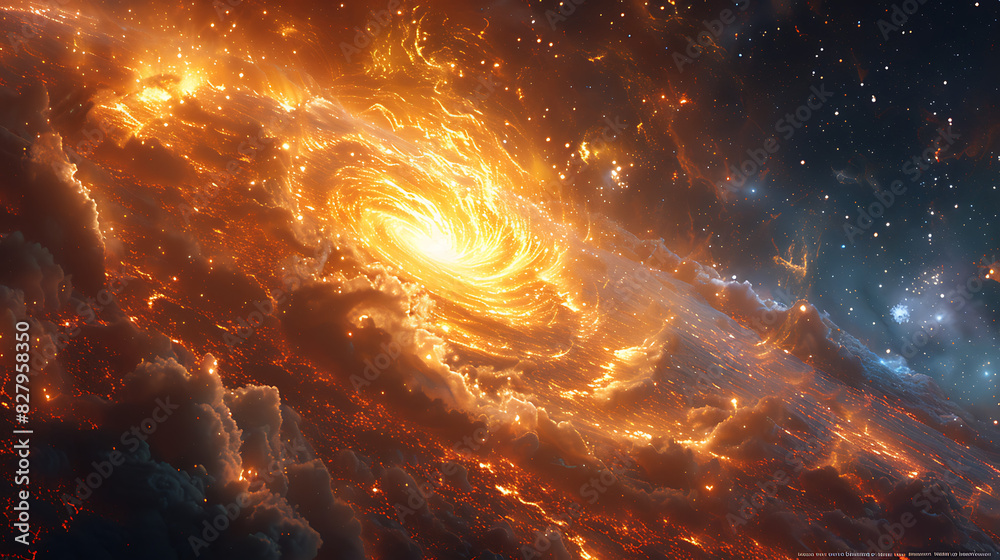 illustration of a celestial phenomenon known as a supernova with ... illustration of a celestial phenomenon known as a supernova with ...