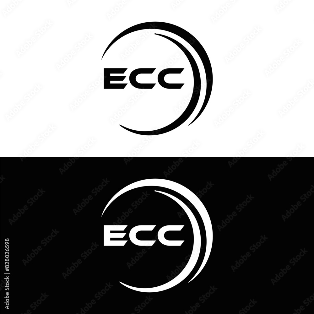 E C C, E C C design, E C C letter, E C C logo, ECC, ECC letter, ECC ...