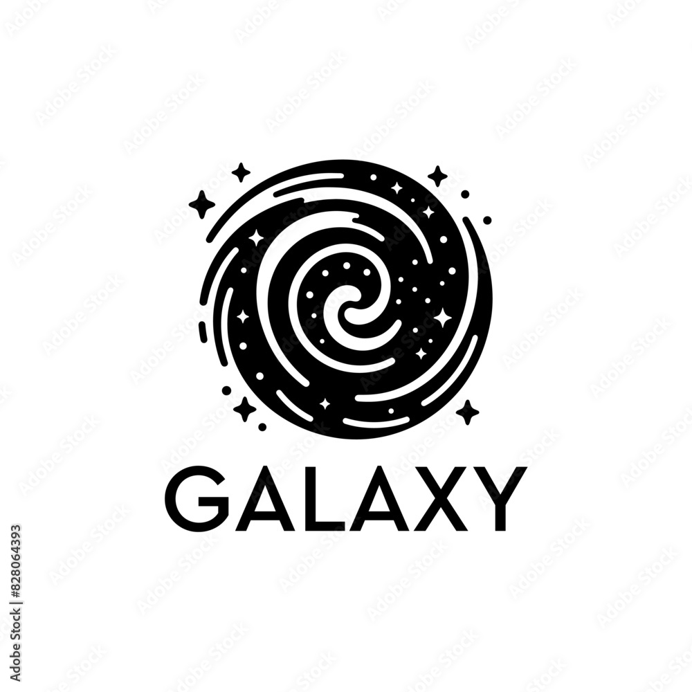 Galaxy logo, planet, space, astronomy, planet symbol, company logo ...